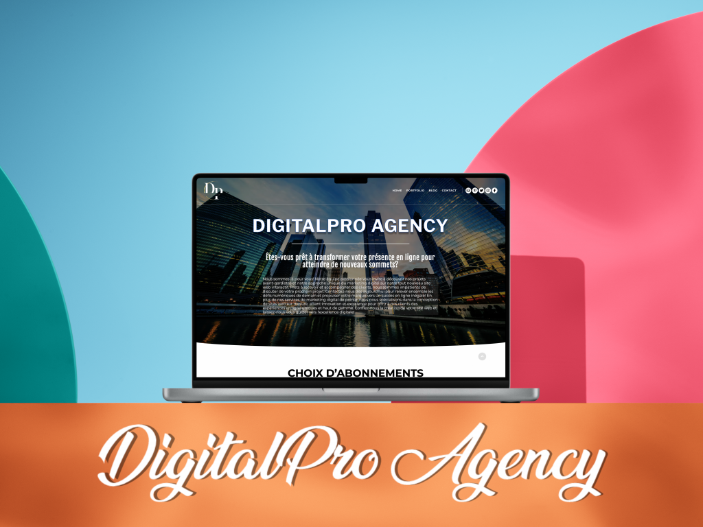 Accueil - DigitalPro Agency